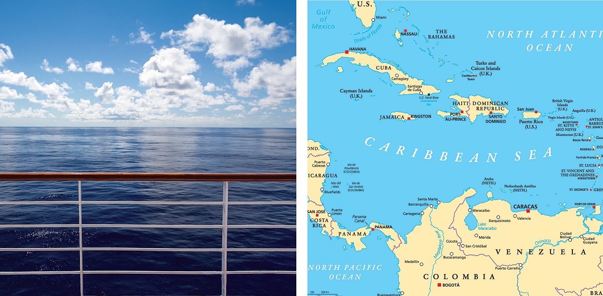 Caribbean Cruise Map