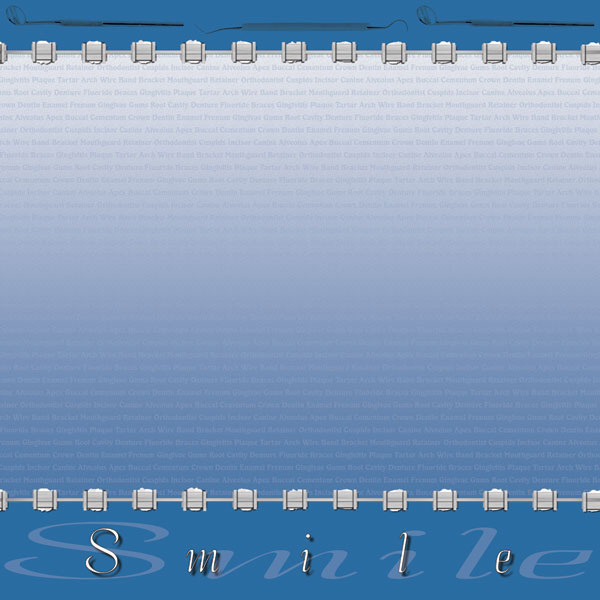 Dentist, Braces, Orthodontist, Teeth, scrapbook papers (6_choices)