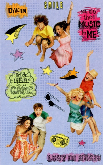 High School Musical, scrapbook stickers (1_choice) 50% off