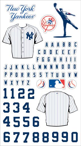 Yankees Number Font