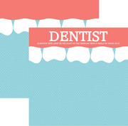 Dentist, Braces, Orthodontist, Teeth, scrapbook papers (6_choices)