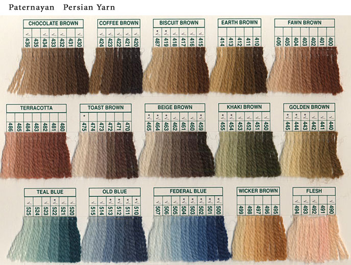 Paternayan Wool Yarn, for needlepoint & cross stitch, 8_yard skein (110 ...