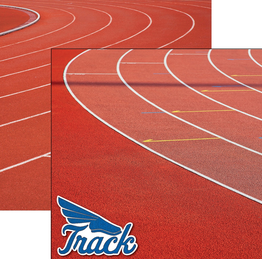 Sports, Running, Track & Field and Marathon scrapbook papers (26_choices)