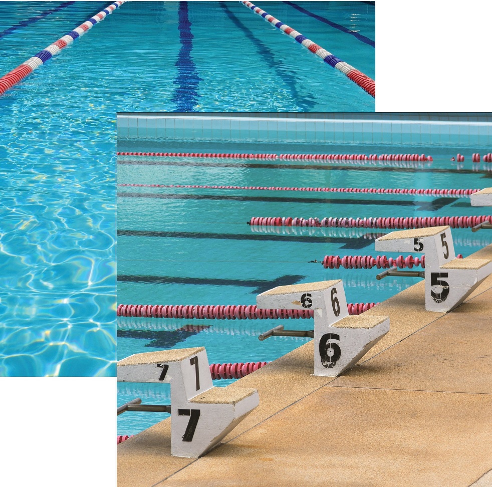 Swim Team Scrapbook Pages