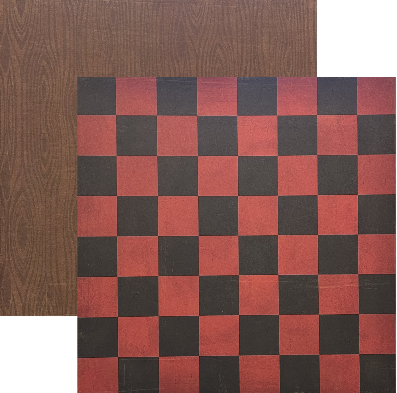 Toy Box Collection - Games, double -sided scrapbook paper (Crate Paper)