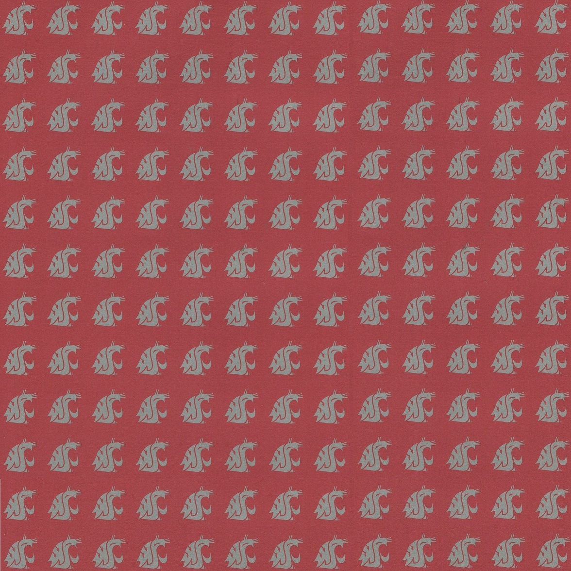 Washington State University (Cougars), red scrapbook paper, 12" x 12 ...
