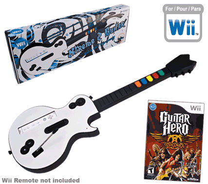 Wii with guitar hero store