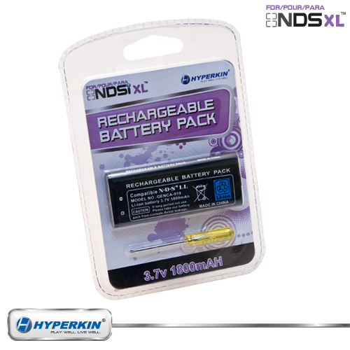 Nintendo DSi XL Rechargeable Battery Pack with Screwdriver