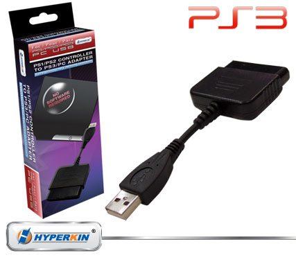PS2 Controller to PS3 PC Cable Converter