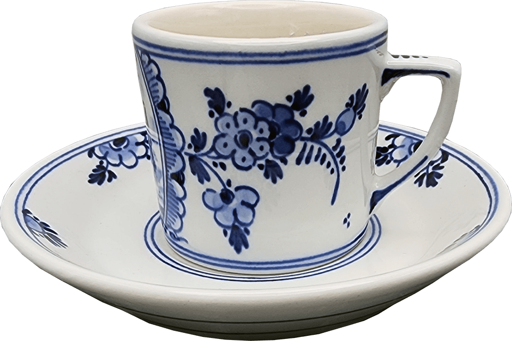 Royal Delft Mokka Cup and Saucer - Royal Delft Accessories