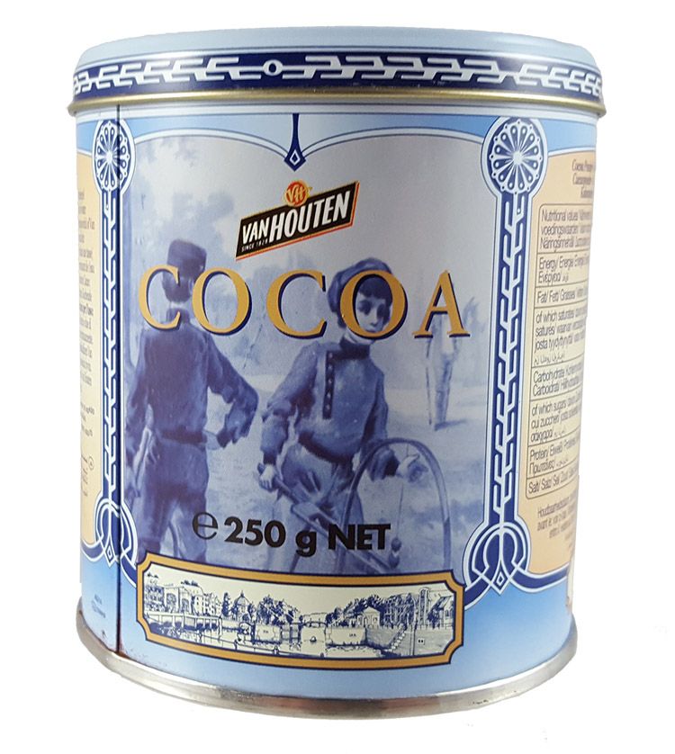 250g Van Houten Dutch Cocoa in Tin