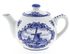 Delft Blue Windmill Design Teapot 4.75" - Teapots, Sugar & Creamer Sets