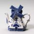 Delft Blue Windmill Teapot