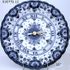 DeWit Handpainted Delft Clock 10" - Decorative Items