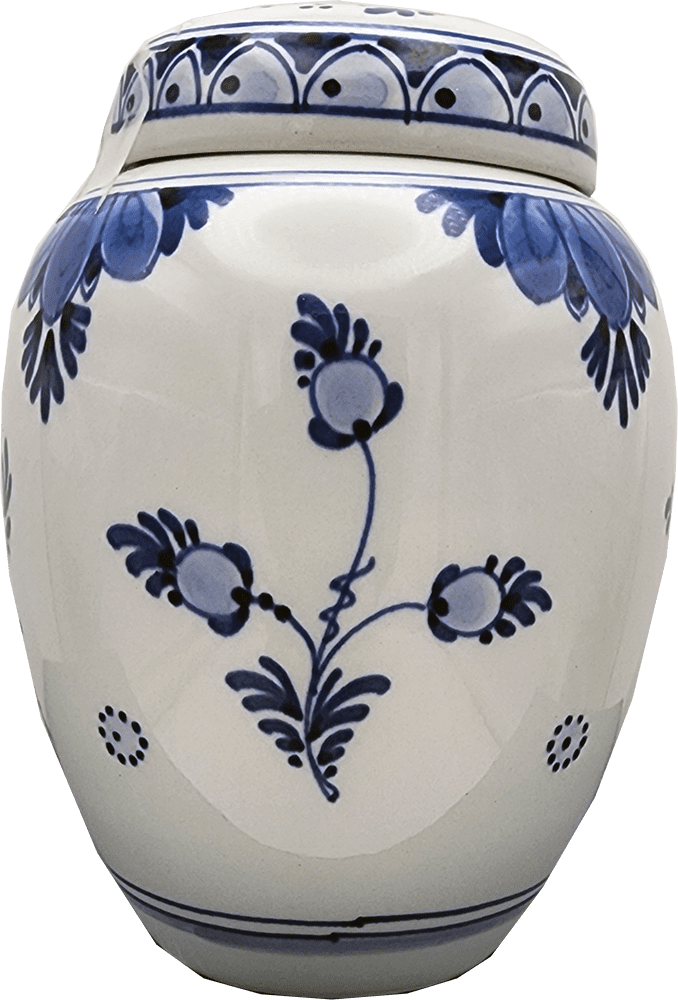 Royal Delft Round Tea Jar - Royal Delft Accessories