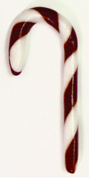 Sugar Free CHOCOLATE MINT Candy Cane 5" - Handmade in USA, SINGLE CANE ...