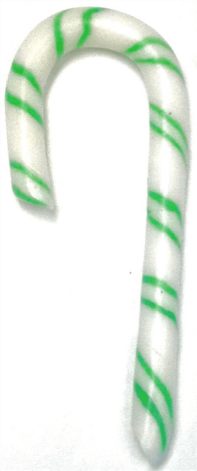 SPEARMINT Sugar Free 5 inch Candy Cane, individually wrapped, Hand Made ...