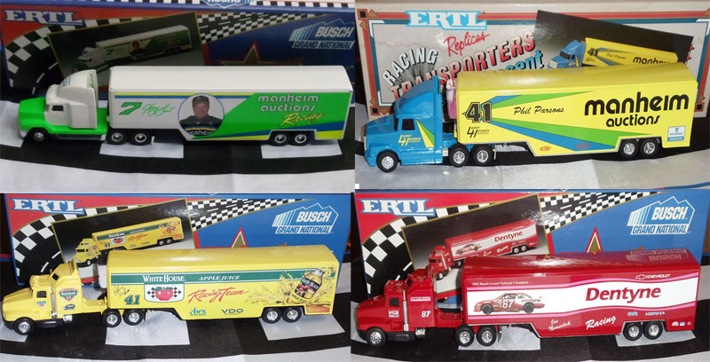 4 TRANSPORTER BLOWOUT COMBINATION DEAL 1/64 ERTL (JIMMY SMITH ...