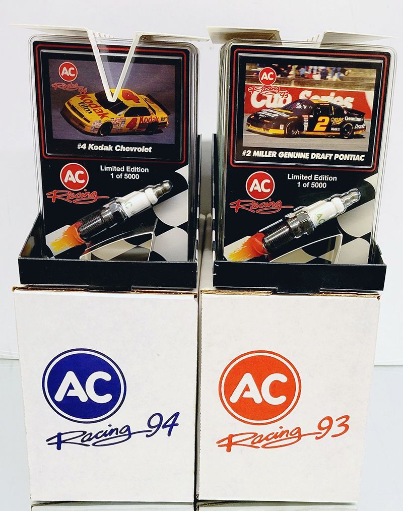 AC RACING 1993 & 1994 COLLECTIBLE AC SPARK PLUG AND RACE CARS ET ...