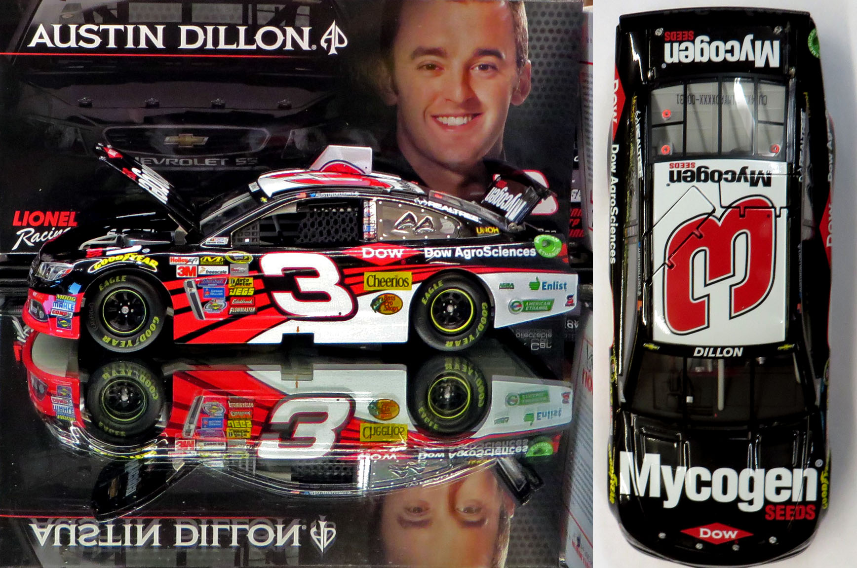 AUSTIN DILLON 2014 MYCOGEN SEEDS 1/24 ACTION