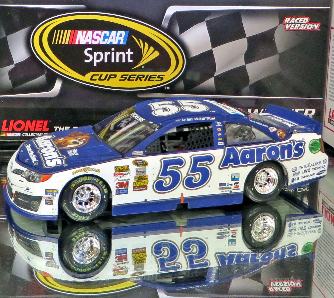 BRIAN VICKERS 2013 NEW HAMPSHIRE WINNER RACED VERSION 1/24 ACTION