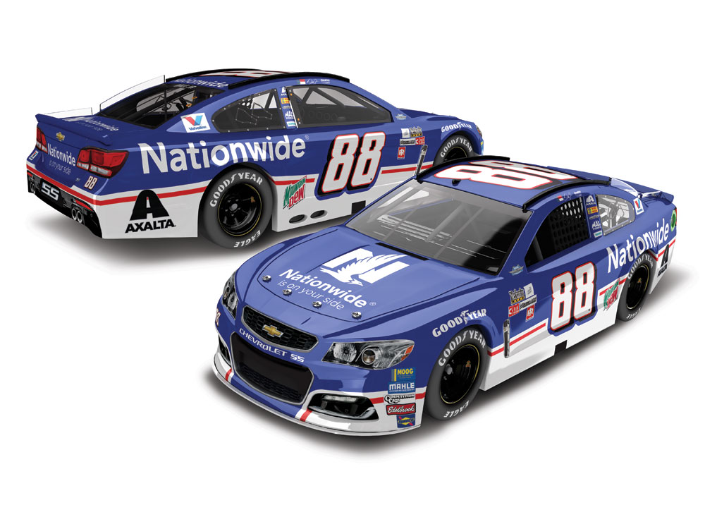 DALE EARNHARDT JR 2017 DARLINGTON THROWBACK NATIONWIDE 1/64 ACTION
