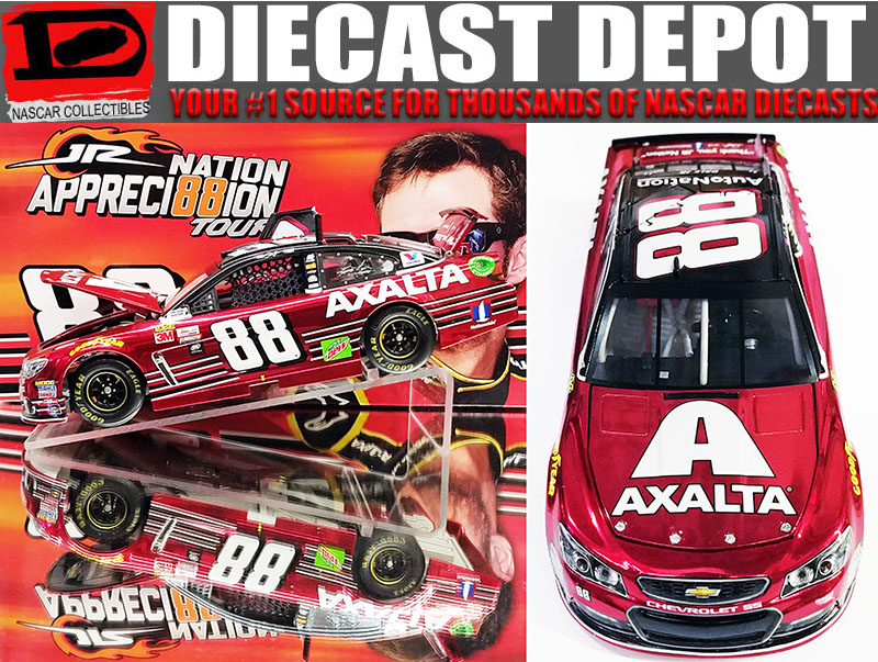 DALE EARNHARDT JR 2017 FINAL RIDE AXALTA/ BUDWEISER COLOR CHROME 1/24 ...