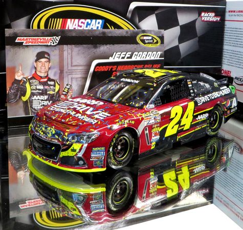 JEFF GORDON 2013 MARTINSVILLE WIN DRIVE TO END HUNGER RACED VERSION 1/ ...