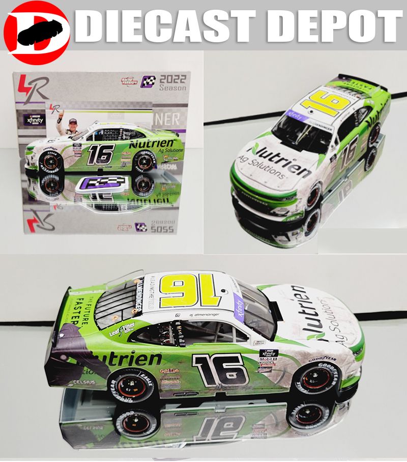 AJ ALLMENDINGER 2022 PORTLAND WIN RACED VERSION NUTRIEN AG SOLUTIONS ...