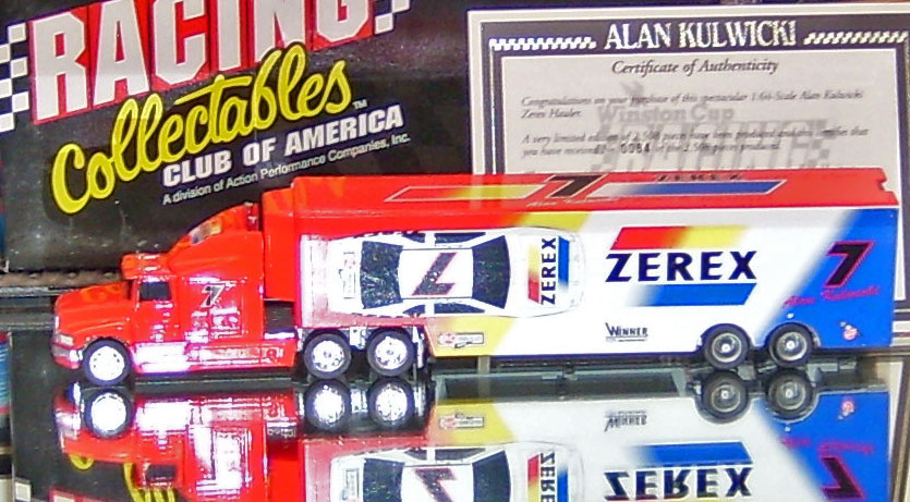ALAN KULWICKI ZEREX TRANSPORTER 1/64 RCCA