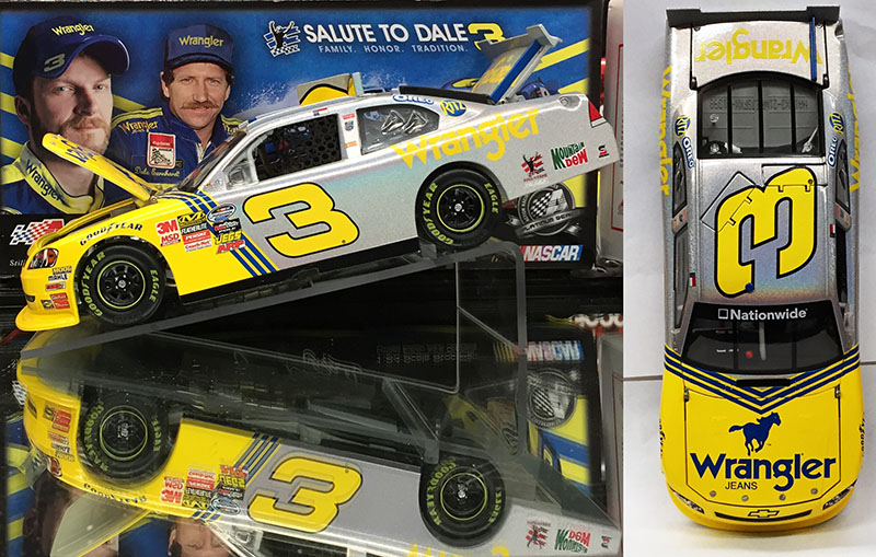 ALE EARNHARDT JR 2010 #3 WRANGLER SALUTE TO DALE SR FLASH COAT SILVER 1 ...