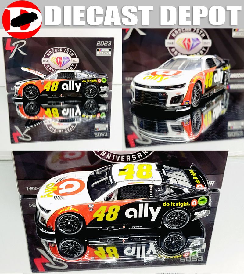 ALEX BOWMAN 2023 DARLINGTON THROWBACK ALLY RETRO 1/24 ACTION COLLECTOR ...