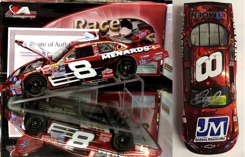 AUTOGRAPHED DALE EARNHARDT JR 2006 DAYTONA WIN RACED VERSION MENARDS ...