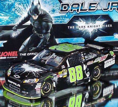AUTOGRAPHED DALE EARNHARDT JR 2012 BATMAN "THE DARK KNIGHT RISES" (ONLY ...