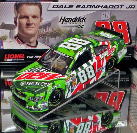 AUTOGRAPHED DALE EARNHARDT JR 2013 XBOX ONE 1/24 ACTION (ONLY 72 MADE)