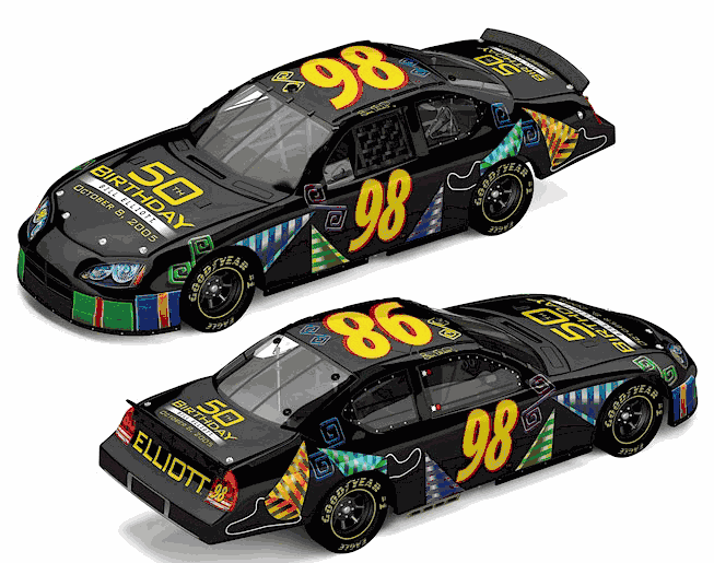 BILL ELLIOTT 50TH BIRTHDAY FANTASY CAR 1/24 ACTION
