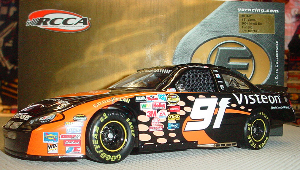 BILL ELLIOTT #91 VISTEON 2004 DODGE INTREPID 1/24 RCCA ELITE