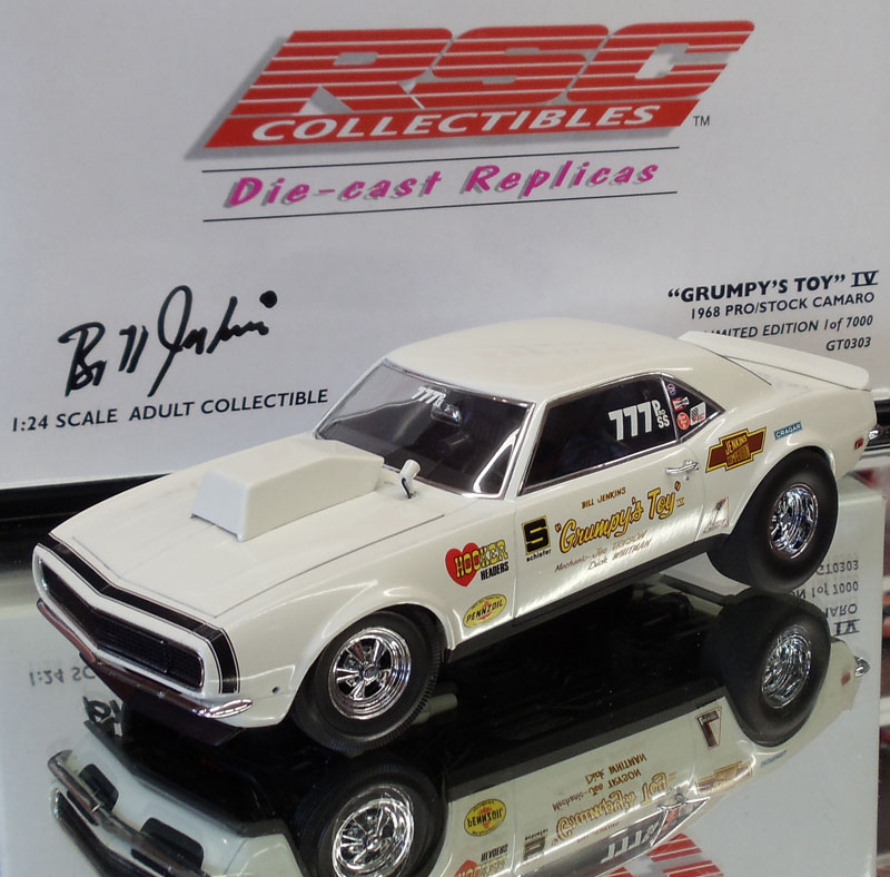 BILL JENKINS 1968 PRO STOCK CAMARO 427 "GRUMPY'S TOYS" 1/24 RSC