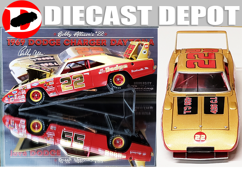 BOBBY ALLISON 1969 #22 DODGE DAYTONA 1/24 UNIVERSITY OF RACING