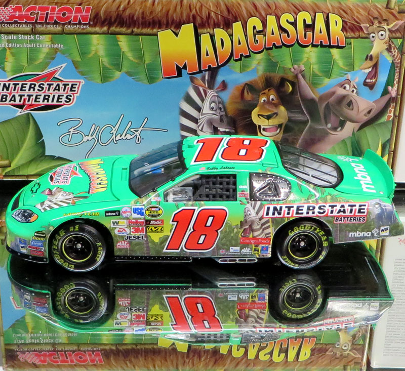 BOBBY LABONTE 2005 DREAMWORKS MADAGASCAR 1/24 ACTION