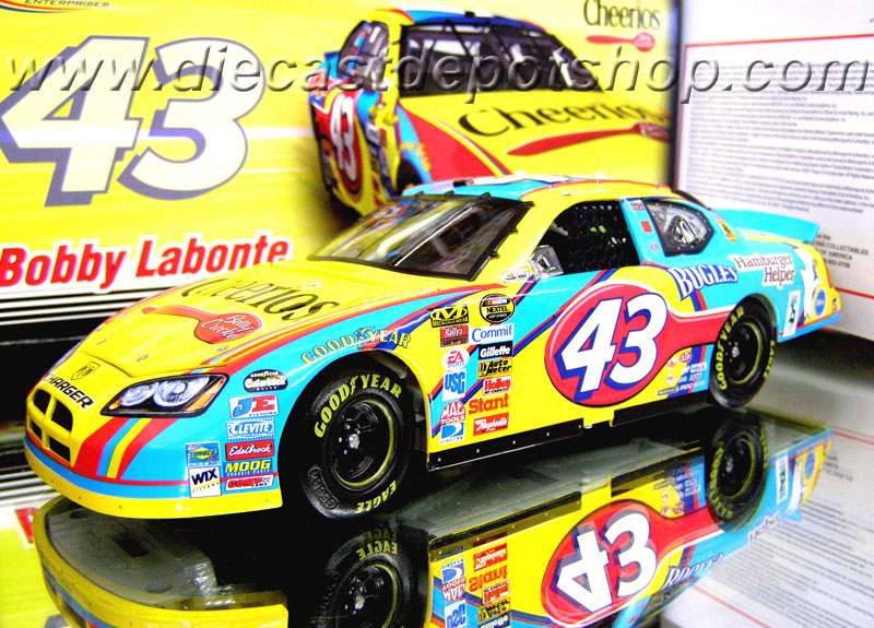 BOBBY LABONTE 2007 CHEERIOS 1/24 MOTORSPORTS AUTHENTICS