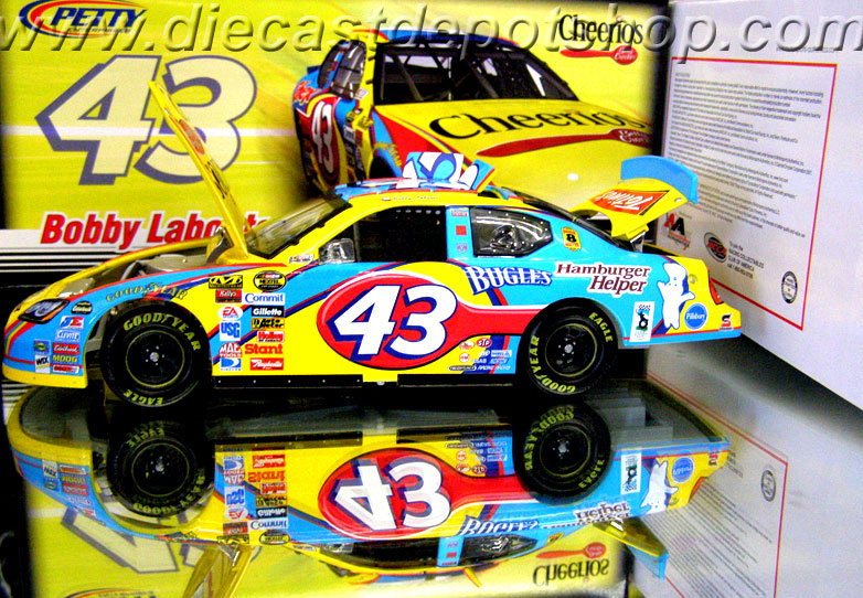 BOBBY LABONTE 2007 CHEERIOS 1/24 MOTORSPORTS AUTHENTICS