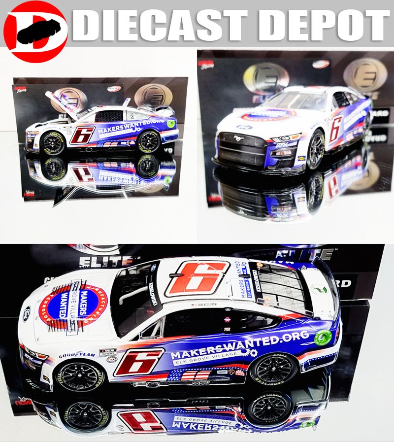 BRAD KESELOWSKI 2023 ELK GROVE VILLAGE #6 MUSTANG 1/24 ELITE SERIES