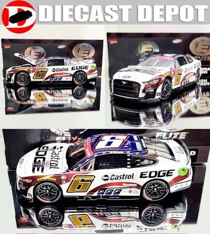BRAD KESELOWSKI 2023 PATRIOTIC CASTROL EDGE #6 MUSTANG 1/24 ELITE ...