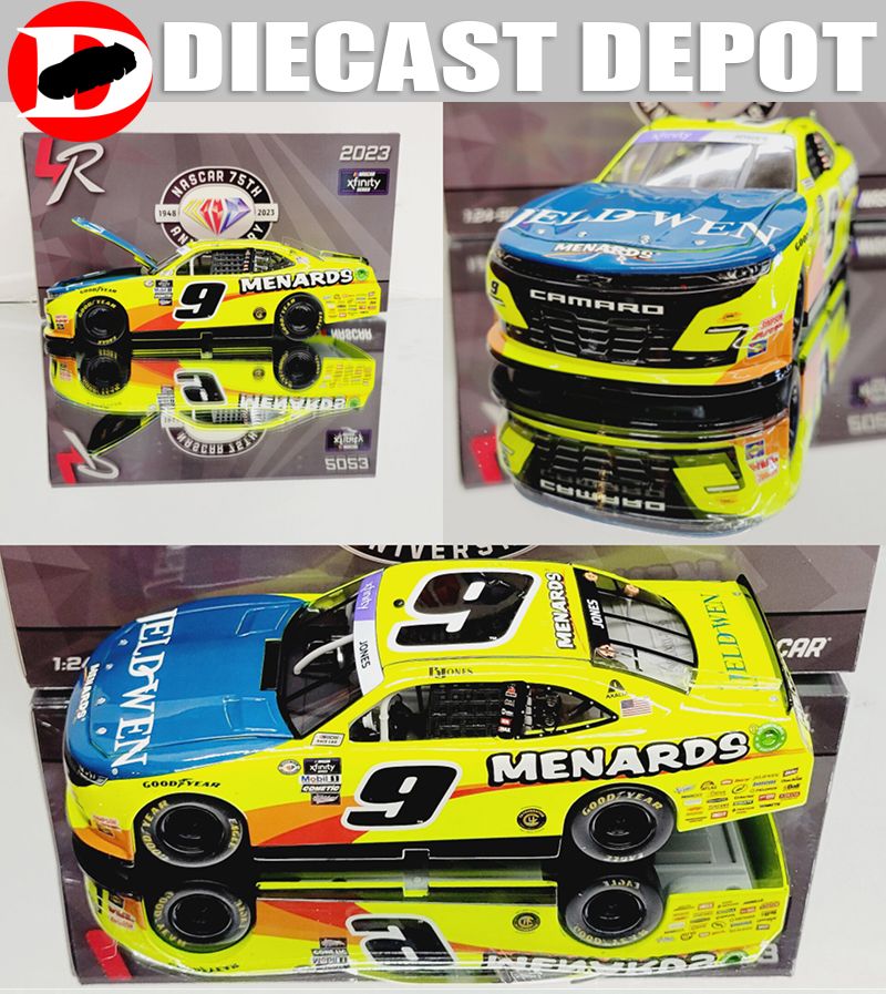 BRANDON JONES 2023 MENARDS #9 CAMARO 1/24 ACTION DIECAST