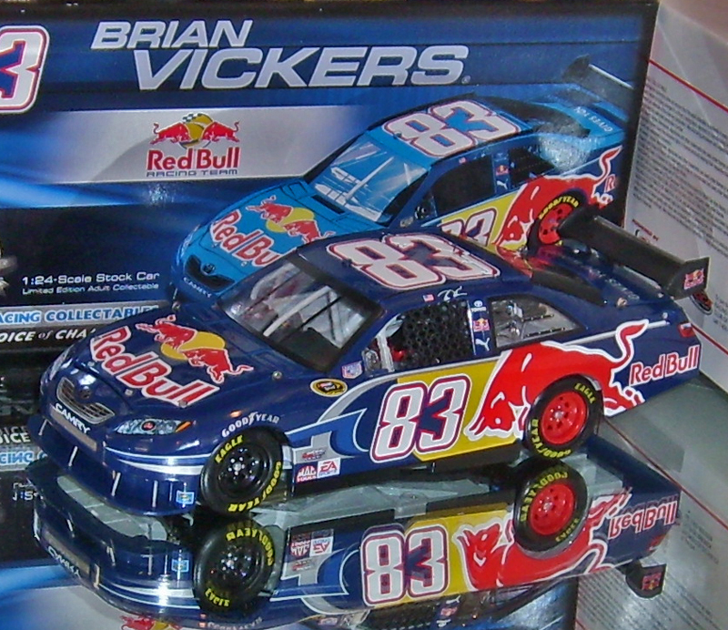 BRIAN VICKERS 2008 RED BULL TOYOTA COT 1/24 ACTION