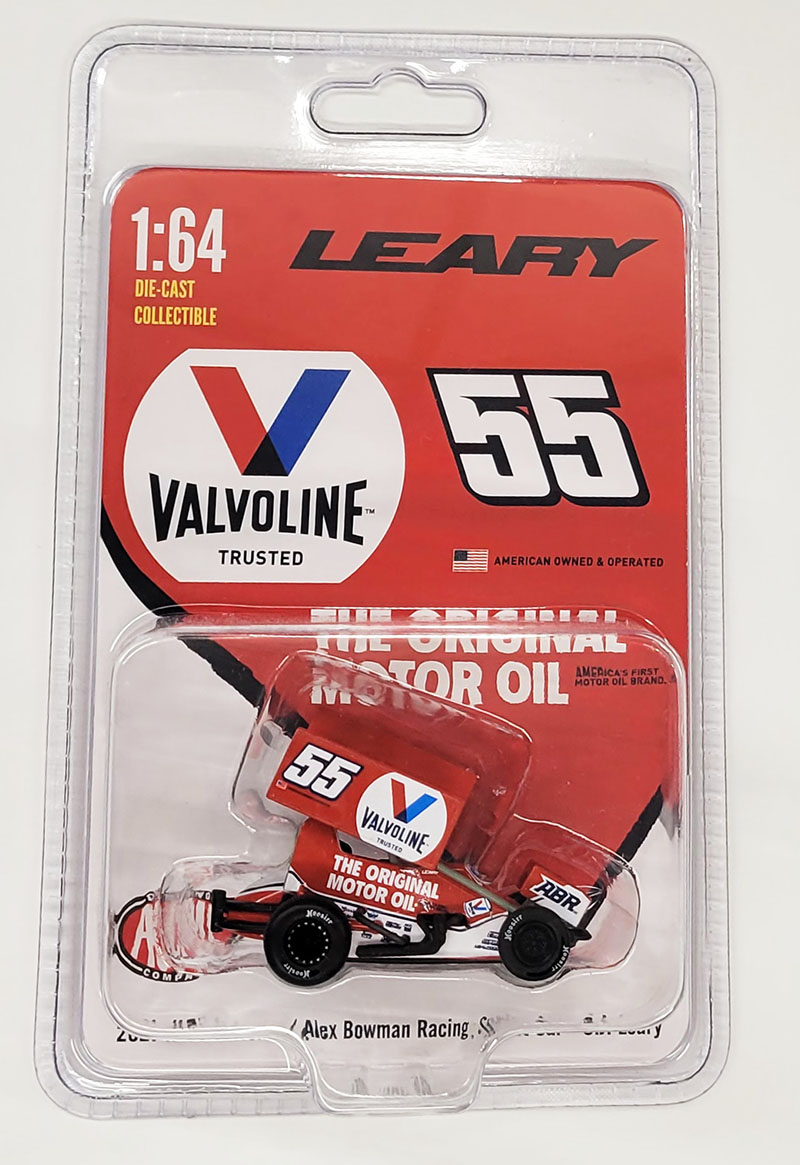 C. J. LEARY 2021 VALVOLINE #55 ALEX BOWMAN RACING SPRINT CAR 1/64 GMP