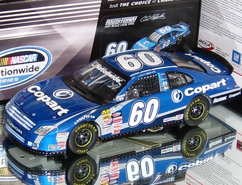 CARL EDWARDS 2010 COPART 1/24 ACTION