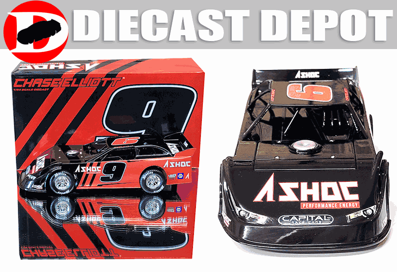 CHASE ELLIOTT 2021 ADRENALINE SHOC DIRT LATE MODEL 1/24 ADC