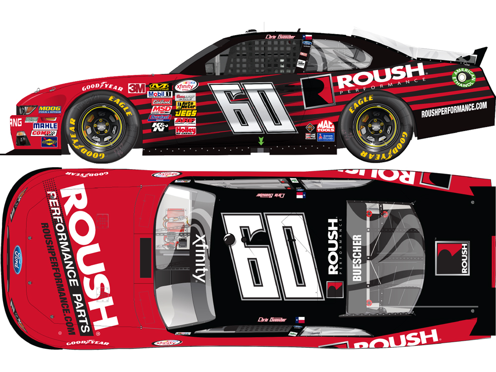 CHRIS BUESCHER 2015 ROUSH PERFORMANCE MUSTANG 1/24 ACTION GS